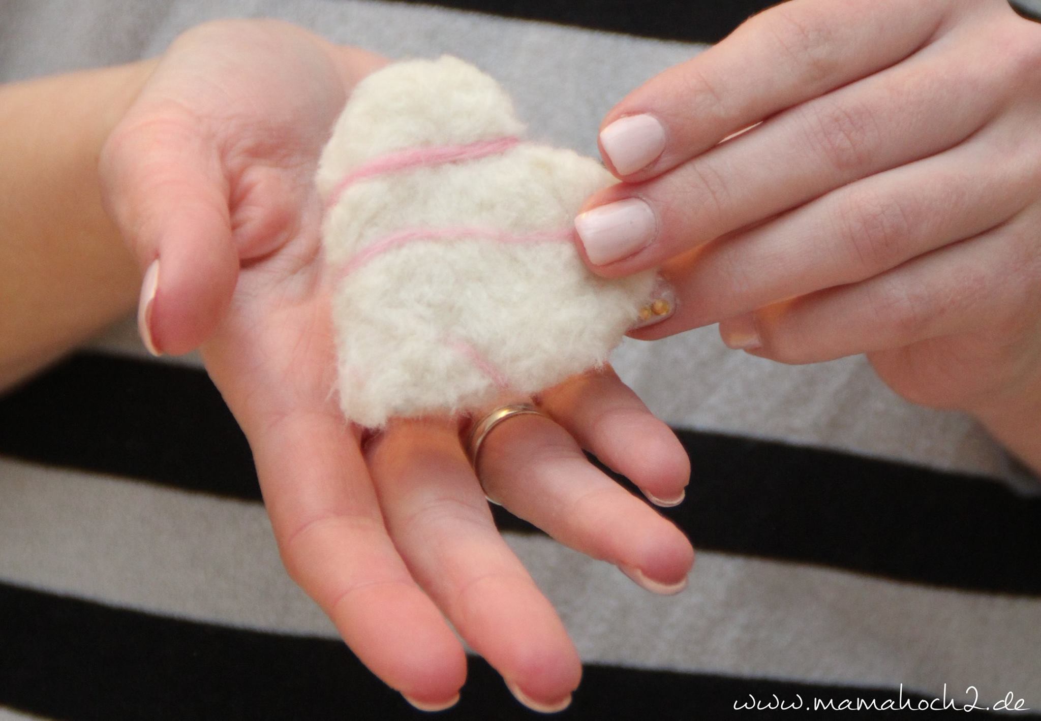 Filzen für Anfänger - Herz filzen ⋆ Mamahoch2