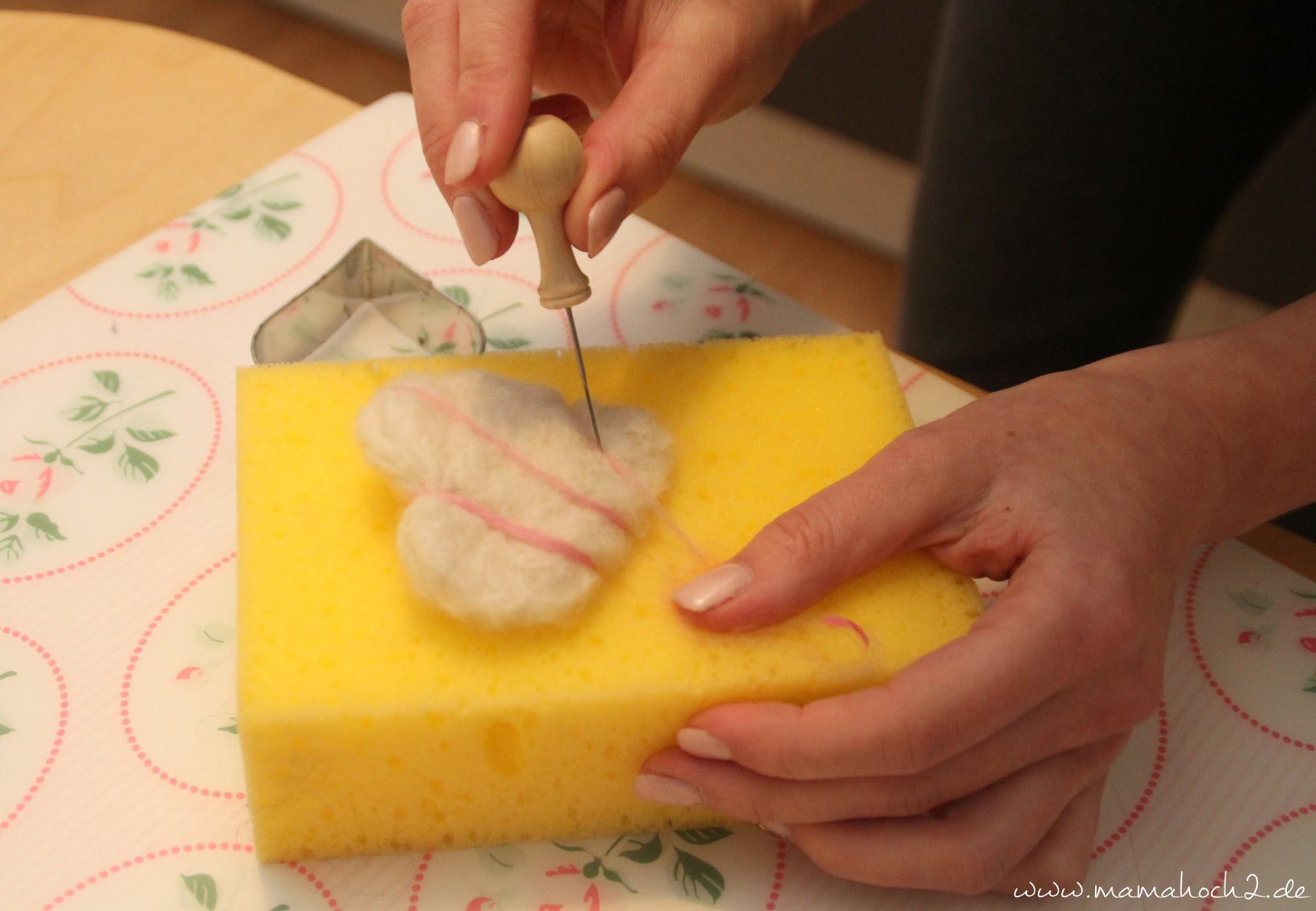 Filzen für Anfänger - Herz filzen ⋆ Mamahoch2