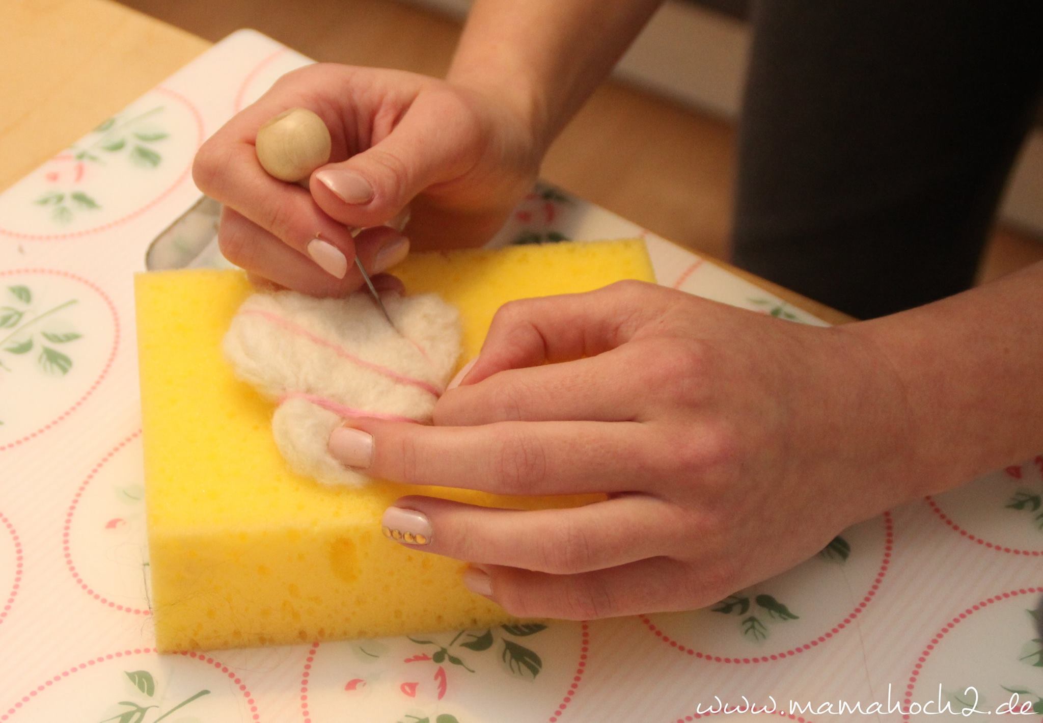 Filzen für Anfänger - Herz filzen ⋆ Mamahoch2