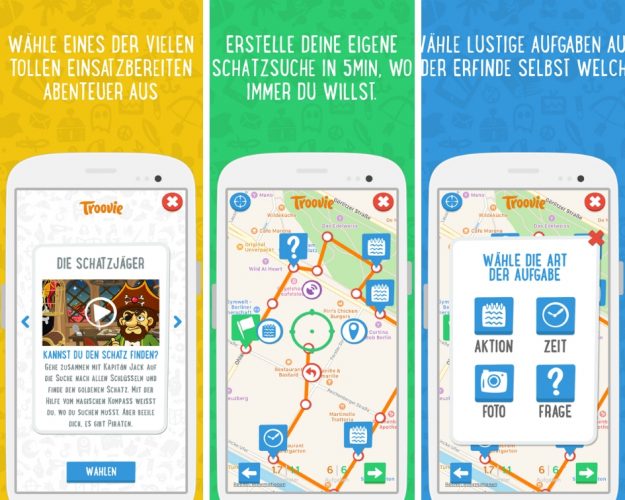 coole App gefunden: Schatzsuche Abenteuer mit Troovie ⋆ Mamahoch2