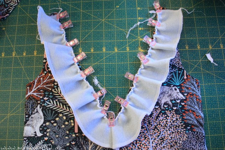 Rüsche einnähen- So einfach gehts! ⋆ Mamahoch2