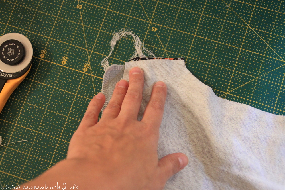 Rüsche einnähen- So einfach gehts! ⋆ Mamahoch2
