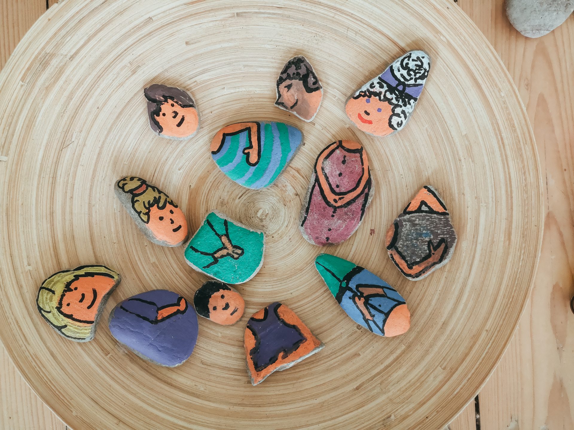 Steine bemalen und Spiele für Kinder selber machen: Ankleidespiel ⋆ ...