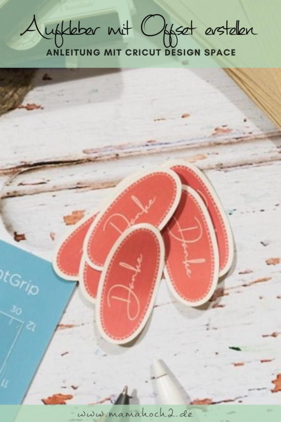 Plotten mit Cricut - Offset erstellen (Anleitung) ⋆ Mamahoch2
