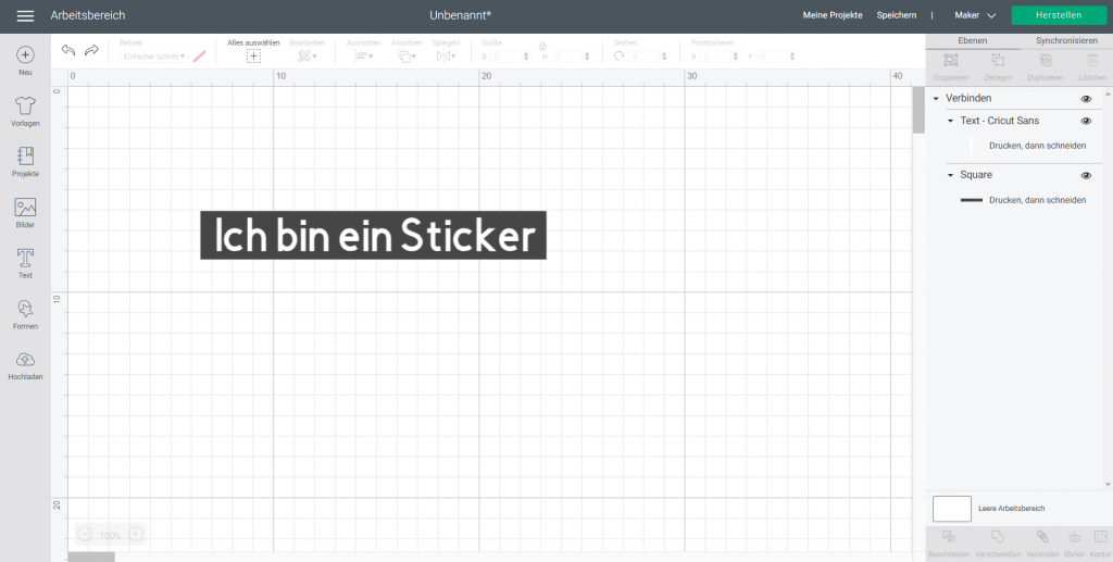 DIY Sticker plotten mit Cricut - selbstgemachte Aufkleber Anleitung ⋆ ...